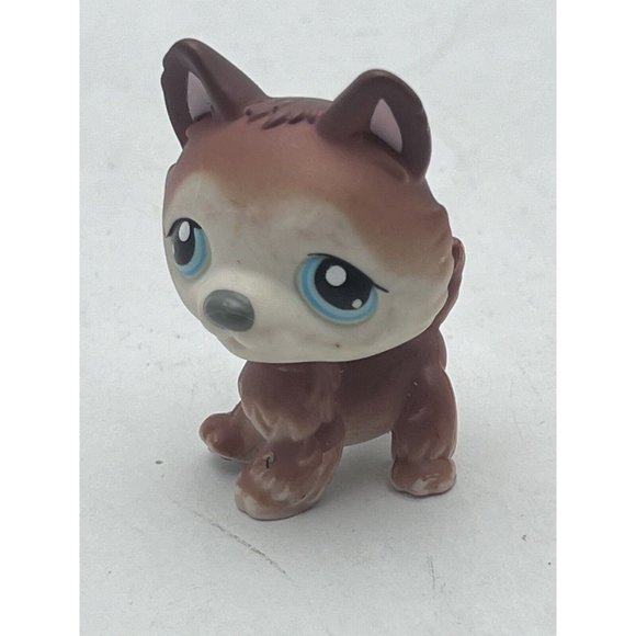 Littlest Pet Shop | Toys | Littlest Pet Shop 206 White Brown Husky Lps ...